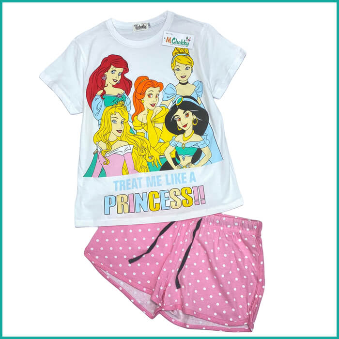 Princess Ladies Short set - Pink - Mchakky