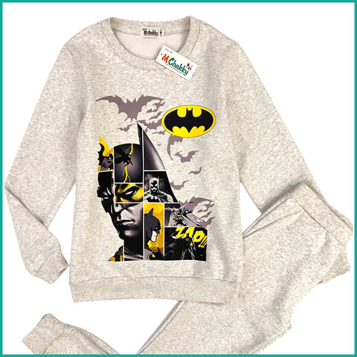 Batman Men's Training Suit - Grey - Mchakky