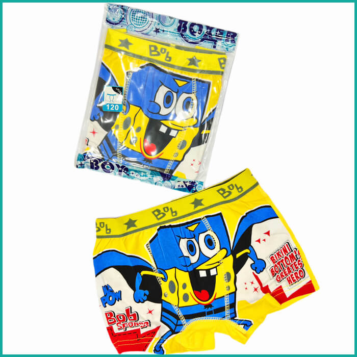 SpongeBob Boys Underwear - Blue Yellow - Mchakky