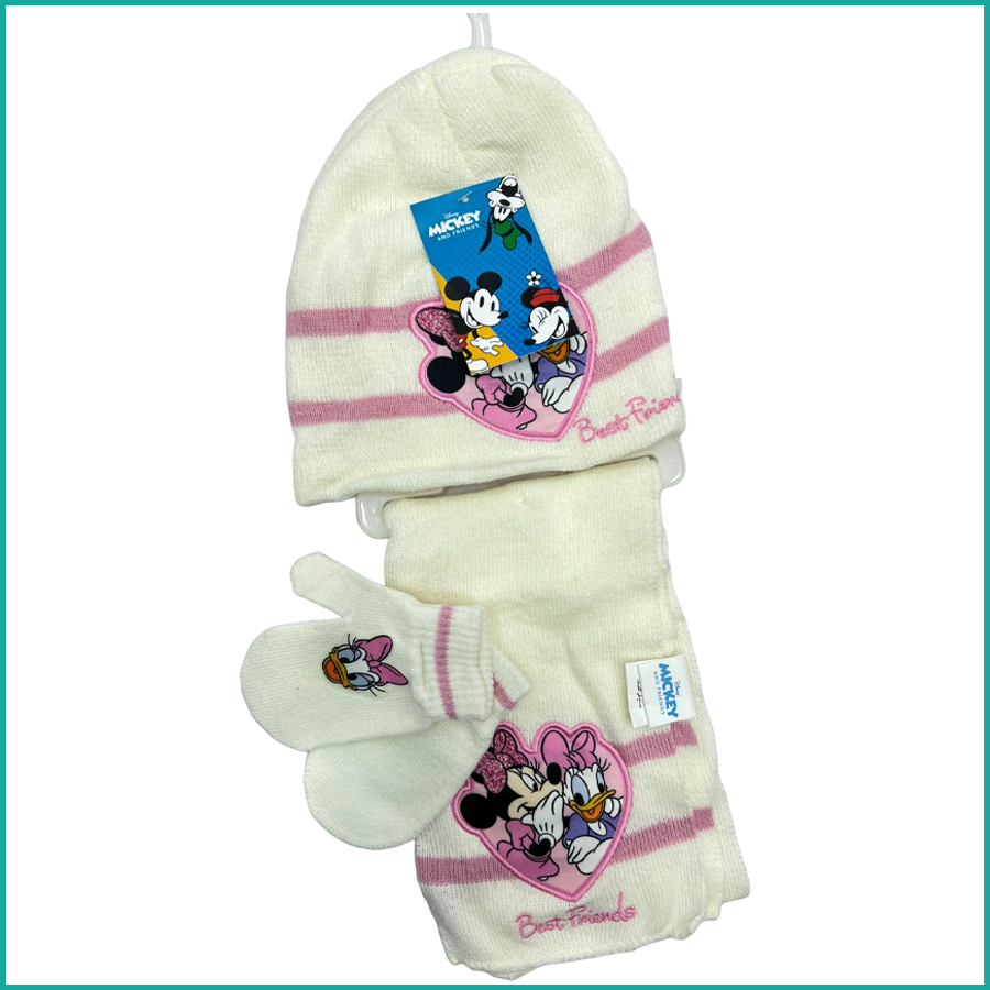 Best Friends Cap Set - Cream - Mchakky