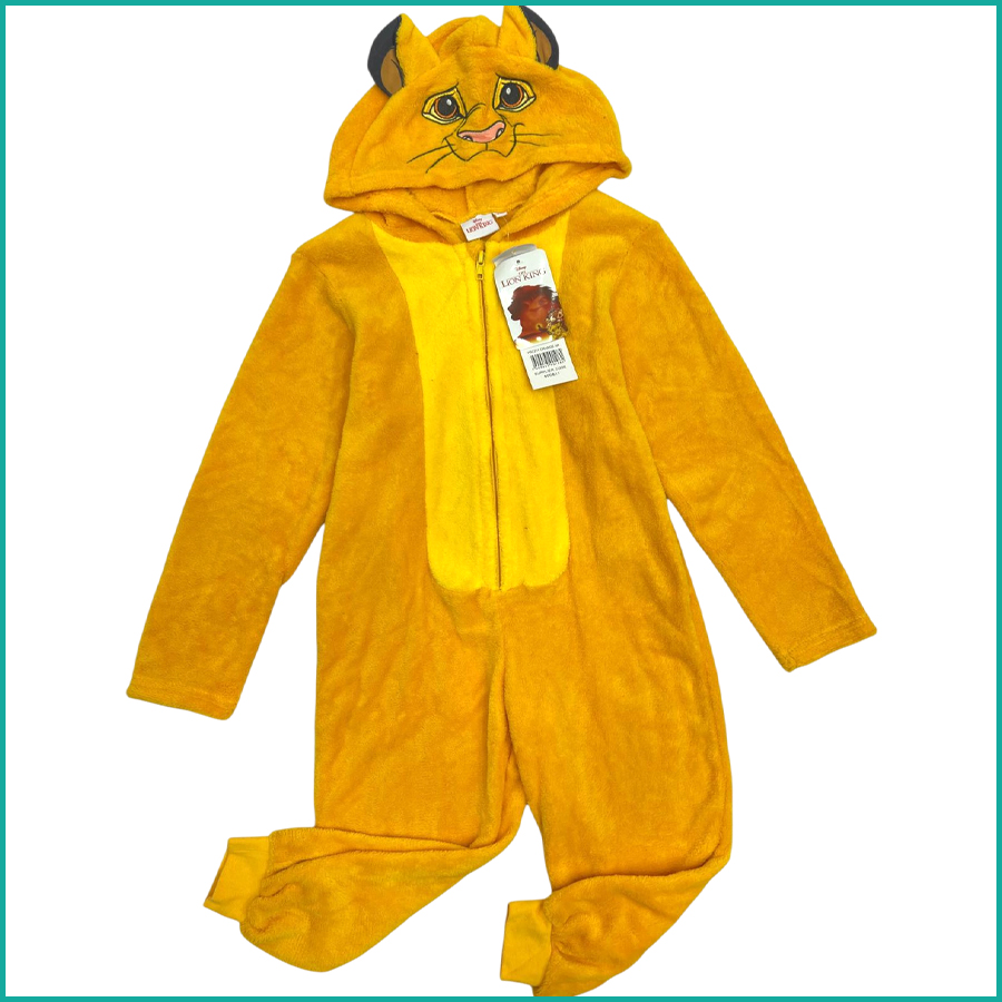 Lion King Simba Kids Winter Overall - Brown - Mchakky