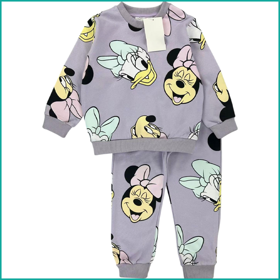 Minnie Daisy Girls Winter Training Suit – Purple – Mchakky