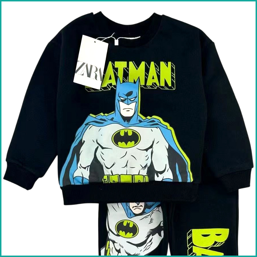 Batman Boys Winter Training Suit - Black - Mchakky