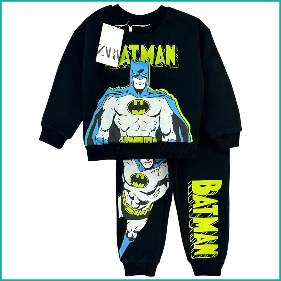 Batman Boys Winter Training Suit - Black - Mchakky